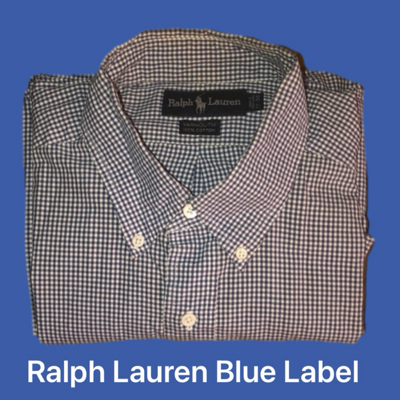 Ralph Lauren Blue Label | Shirts | Ralph Lauren Blue Label 734 Ls Mens ...